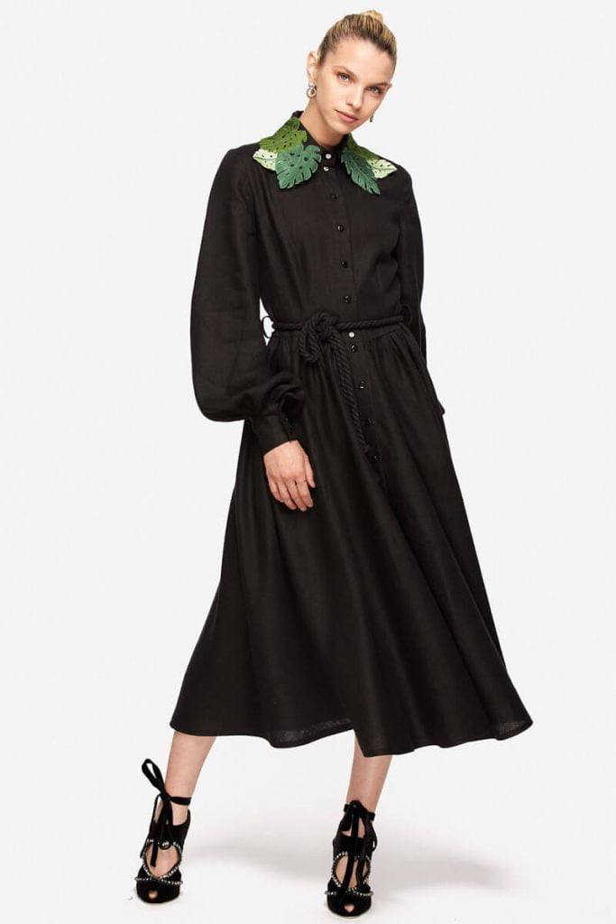 Black Monstera Dress - BOL